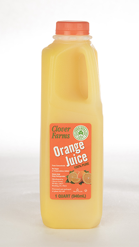 100% Fruit Juice - Clover Farms