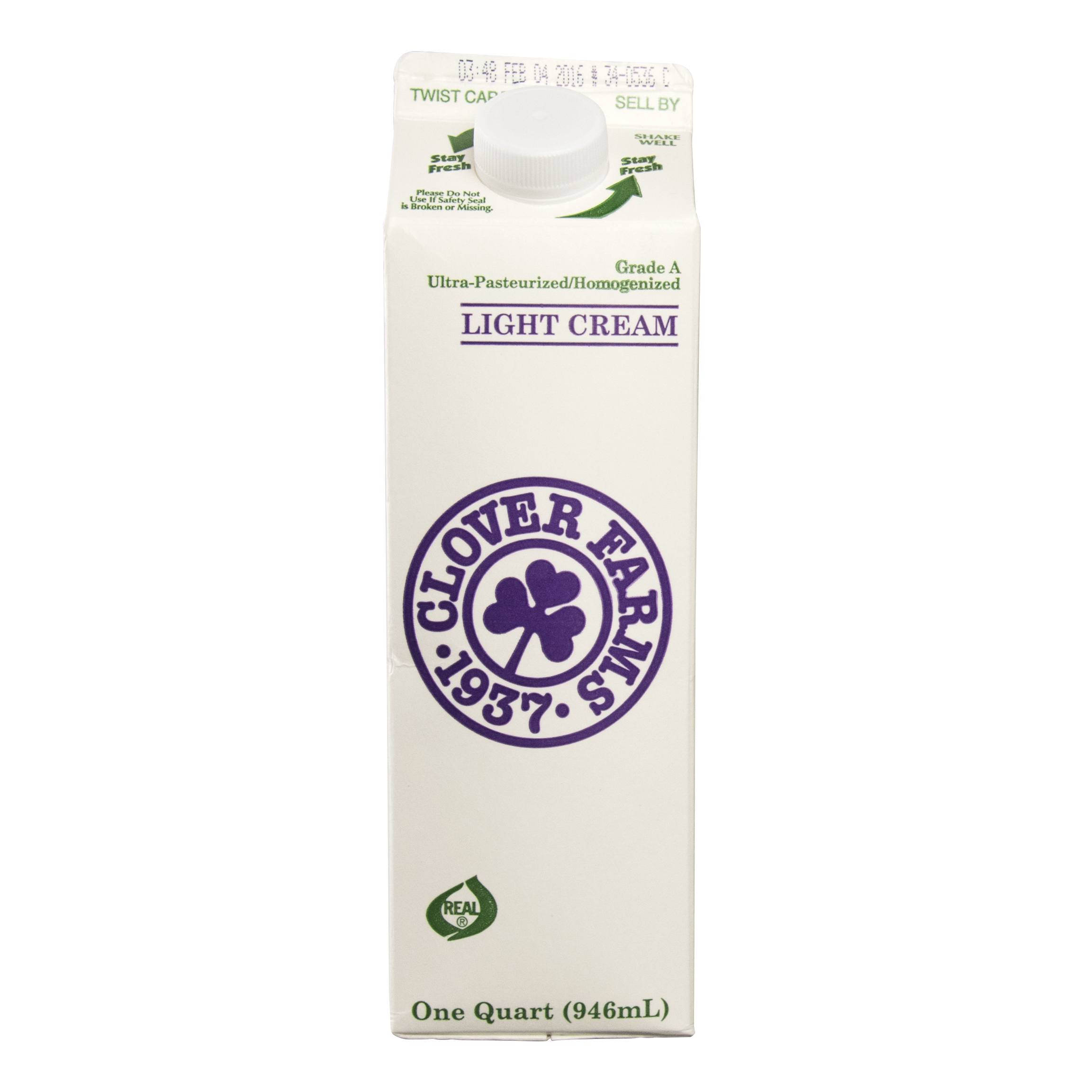 CF_LightCream_Ultra_Quart - Clover Farms